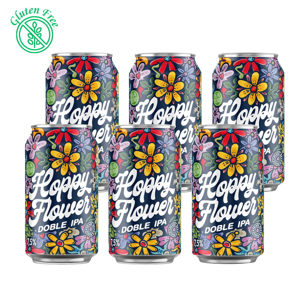 SixPack Cerveza Hoppy Flower Doble IPA 330cc